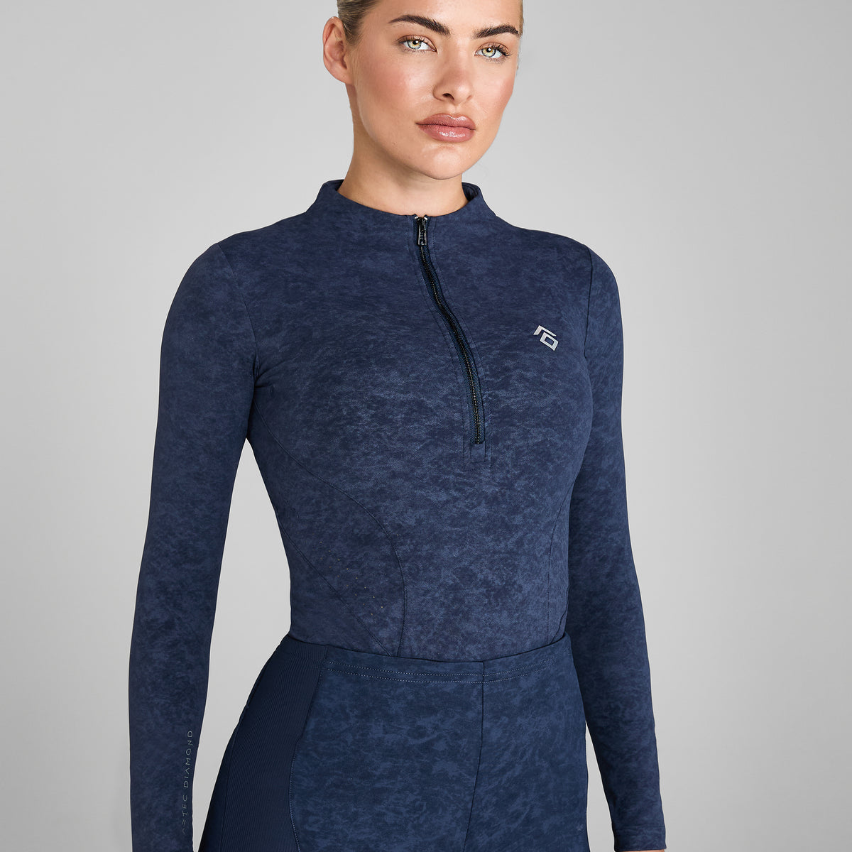 Navy Distressed Core Base Layer – Aztec Diamond