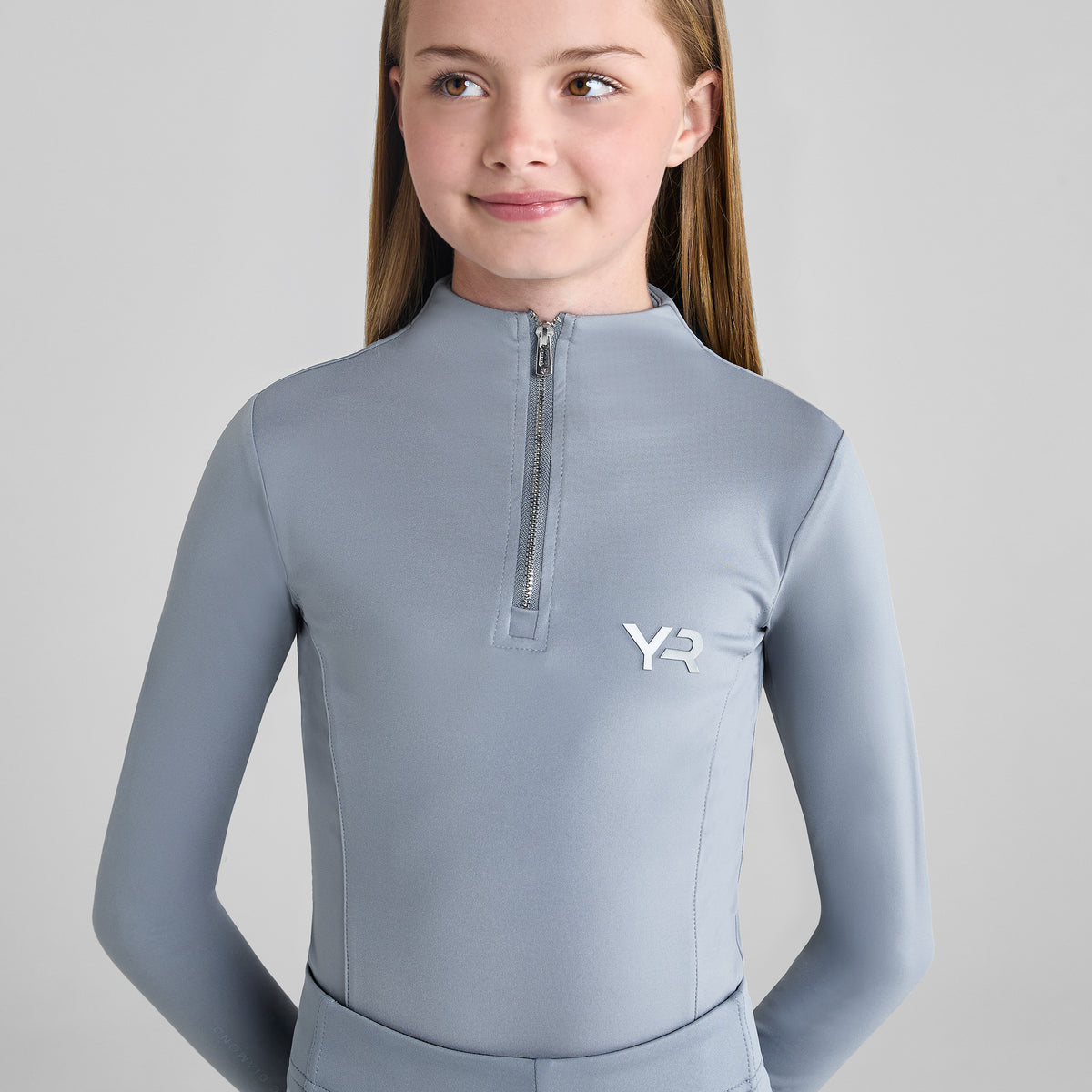 Ash Blue Young Rider Base Layer – Aztec Diamond