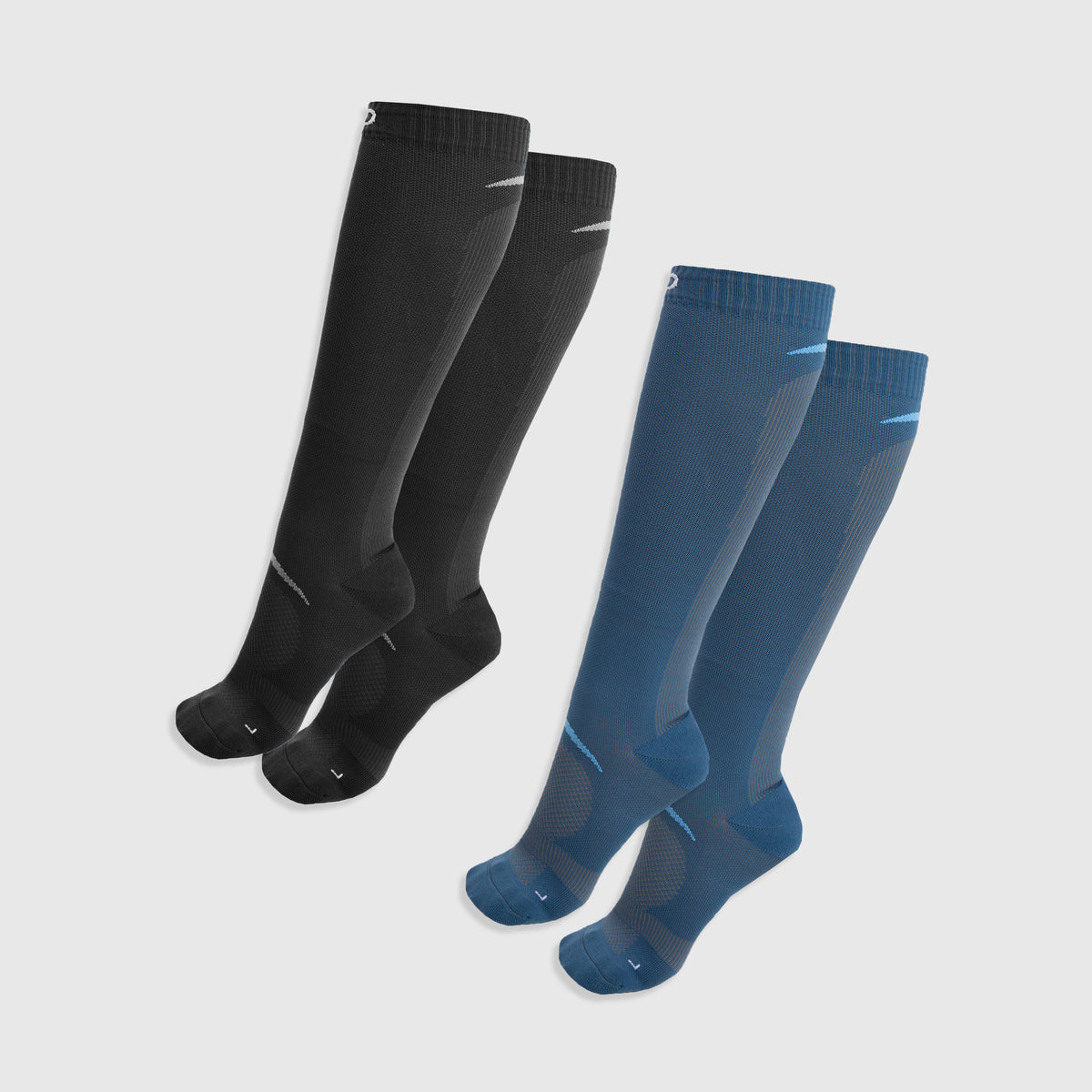 Black/Azul Define Two Sock Pack – Aztec Diamond