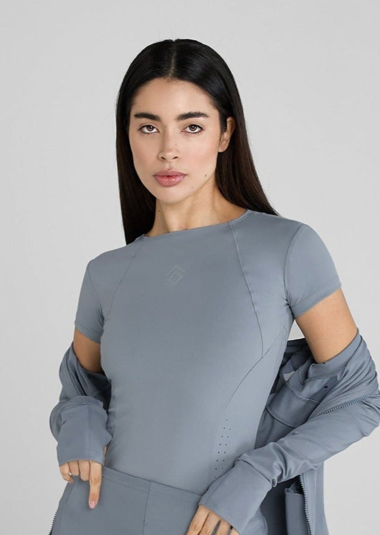 Aztec Diamond Ash Blue Core Tech Tee