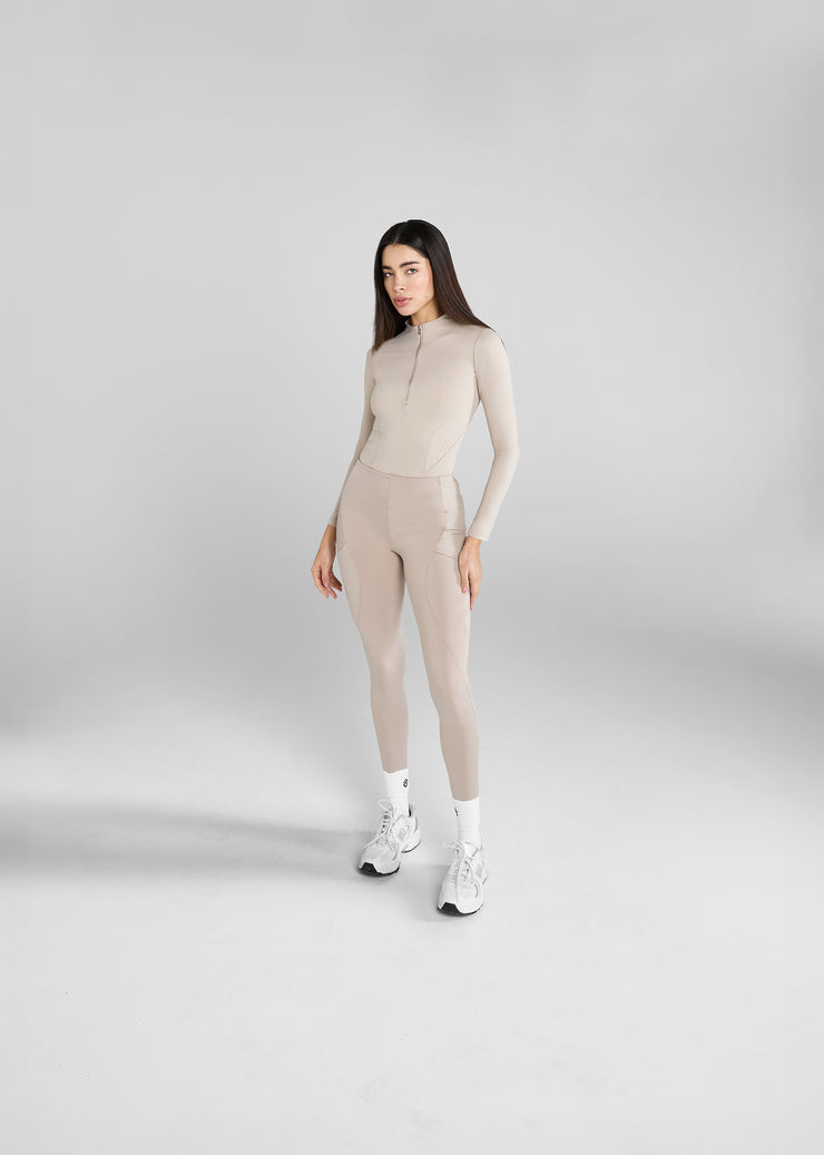 Aztec Diamond Beige Core Base Layer