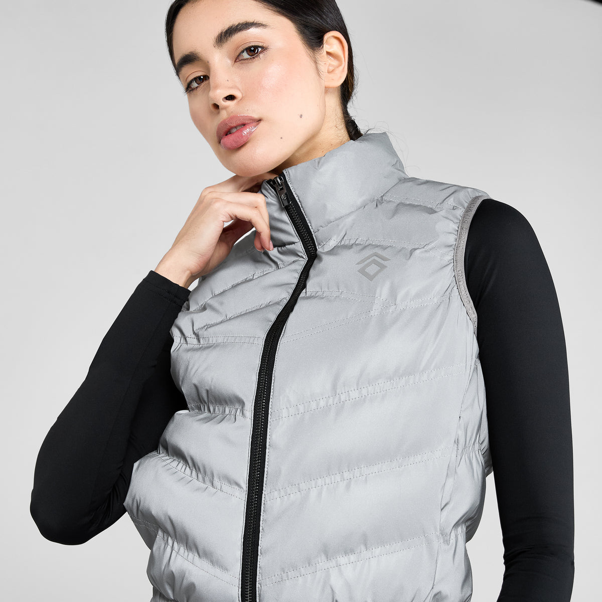 Reflective Lightweight Gilet – Aztec Diamond