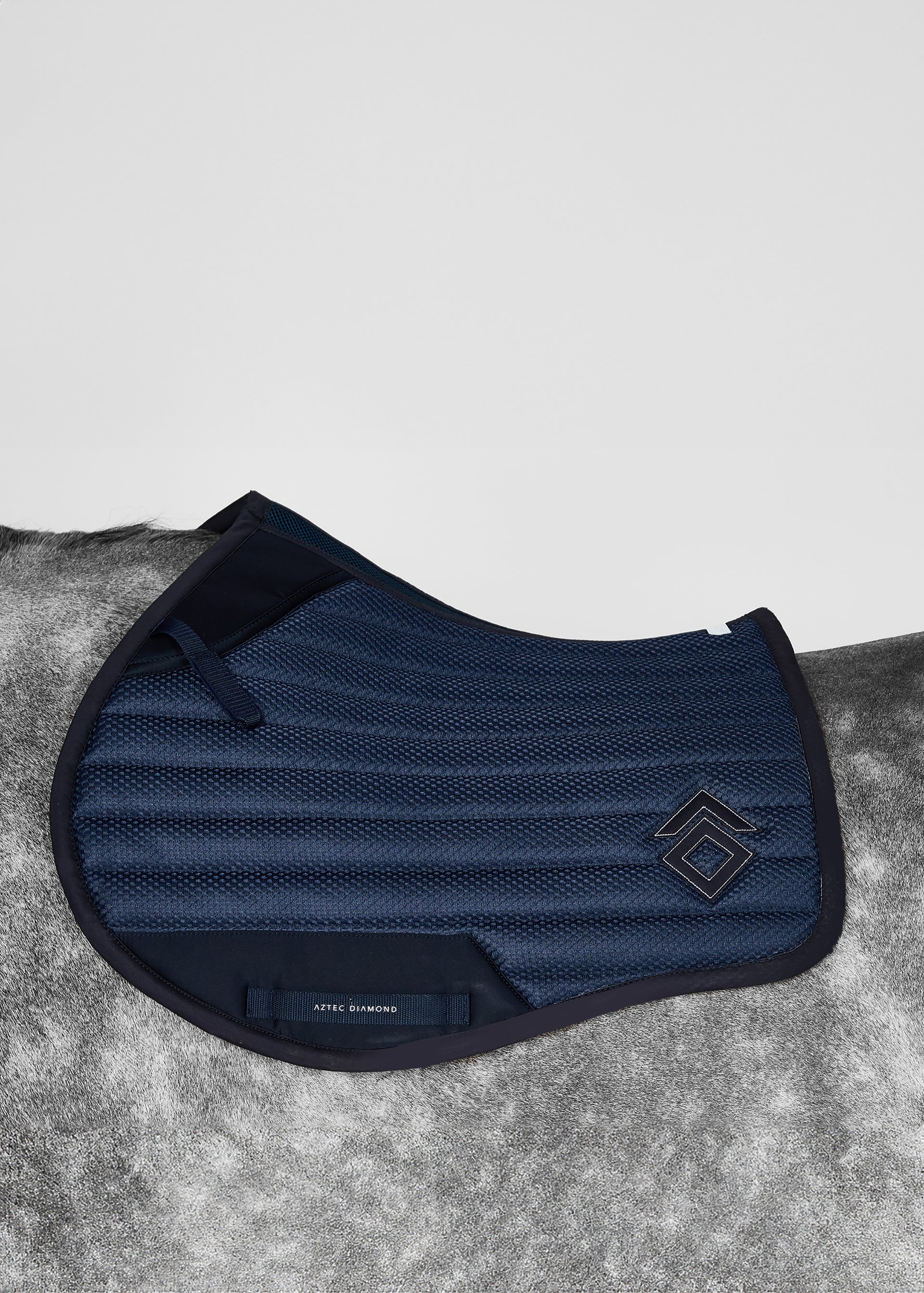 Aztec Diamond Navy Mesh Saddle Cloth