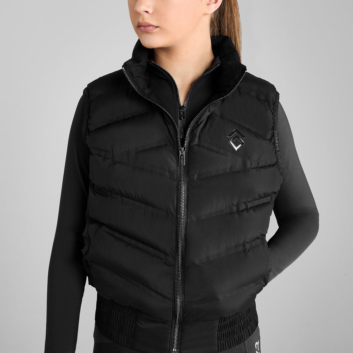 YR Black Lightweight Gilet – Aztec Diamond