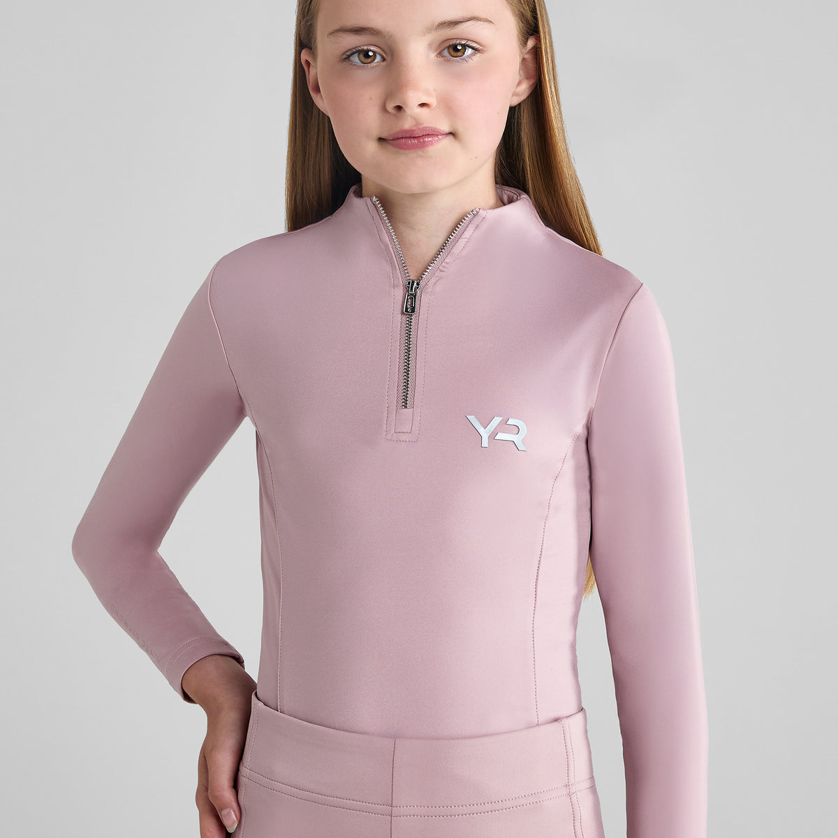 Pink Young Rider Base Layer – Aztec Diamond