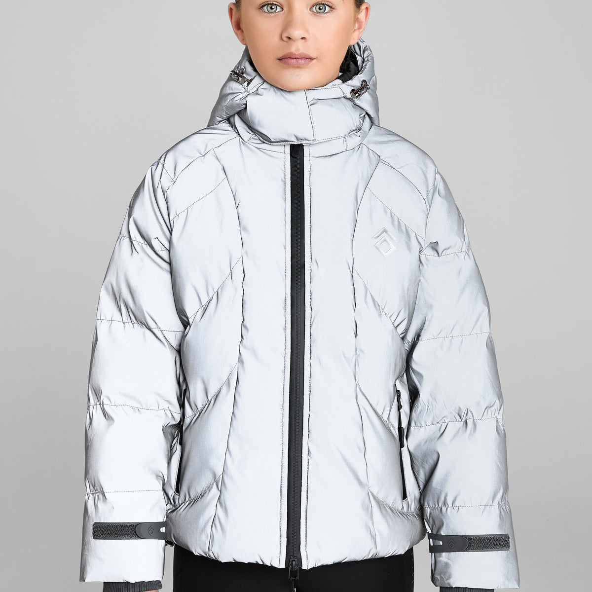 YR Reflective Puffer Jacket – Aztec Diamond